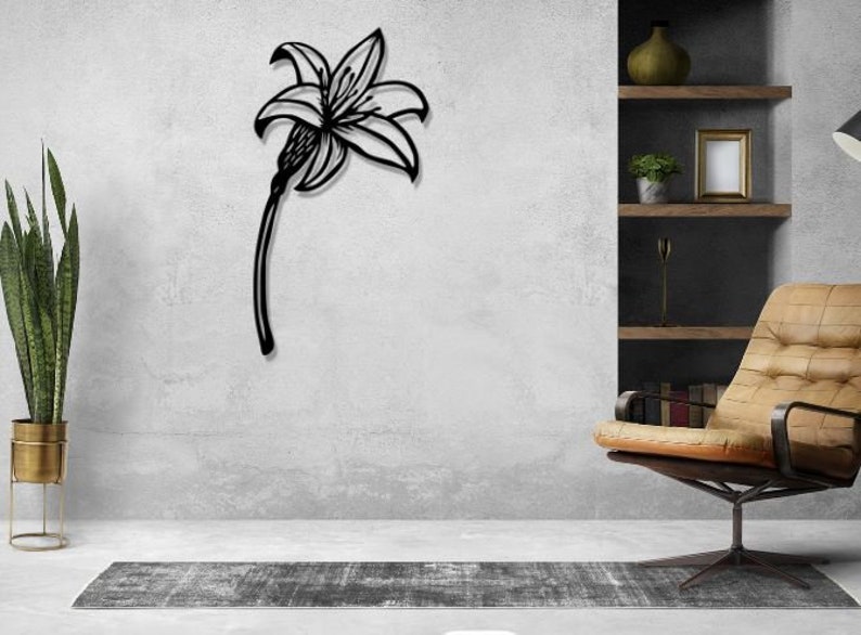 Flower Svg Dxf Png Files , Laser Cut File , Wall Art , Flower Flowers ...