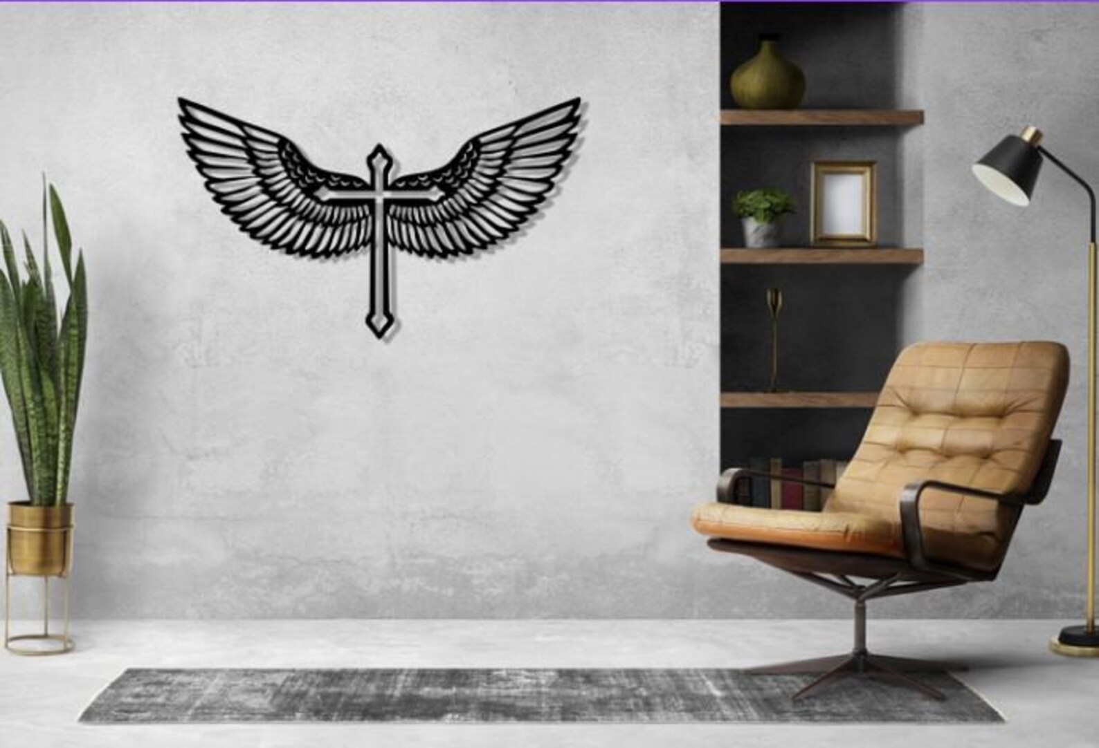 Angel Wings Cross SVG, Laser Cut File (digital Download) - Etsy