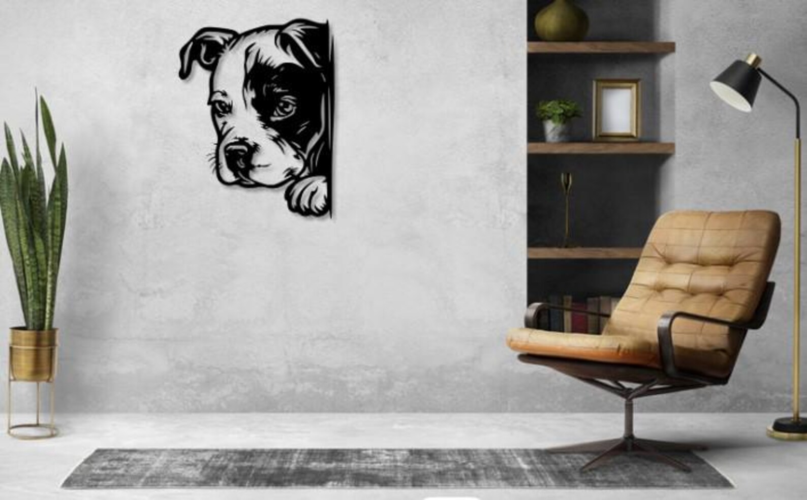 Dog Face Peek SVG DXF | CNC Laser Cut File - Etsy