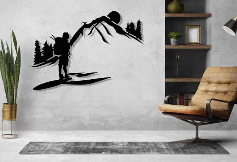 Climb Svg Dxf Png Files Laser Cut File Climber Mountain Adventure ...