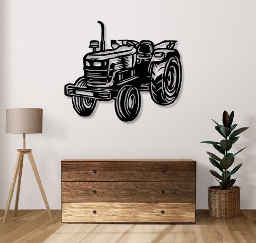 Tractor Svg Dxf Files Laser Cut File Farm Tractors for Cnc Laser Plasma ...