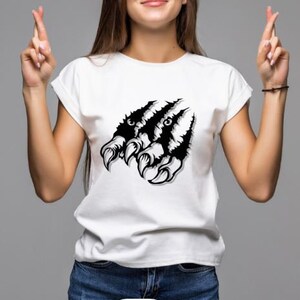 Claw Svg Dxf Files , Laser Cut Fİle , Wild Animal Eyes Claw Paw Eagle ...