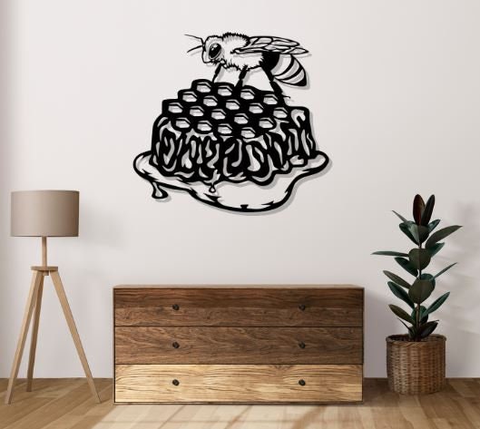 Honey Svg Dxf Png Files , Laser Cut File , Bee , Honeycomb , Cricut ...