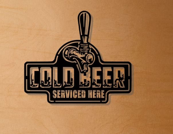 Cold Beer Svg Dxf Png Files , Beer Laser Cut File , Barrel Faucet Beers ...