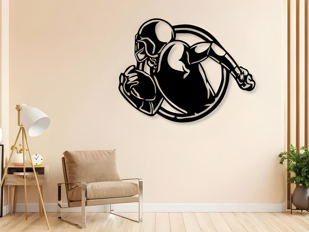 American Football SVG, Laser Cut Files (dxf, Png) - Etsy
