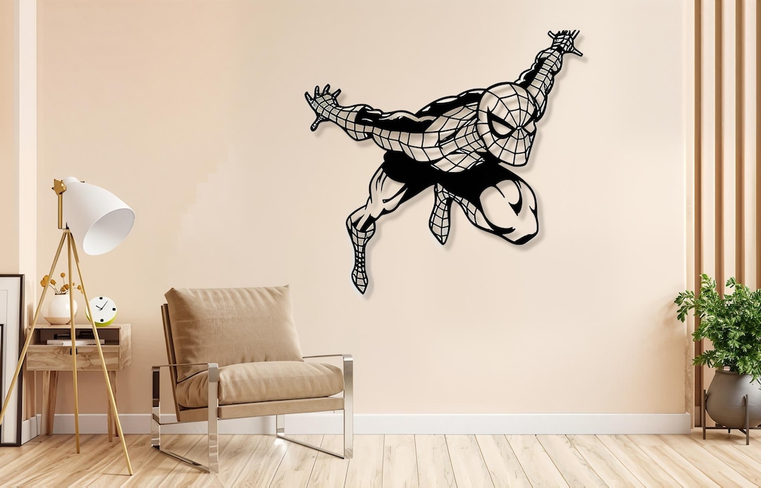 Spiderman Vector Cut File: Svg, Dxf, Png for CNC, Laser, Cricut - Etsy