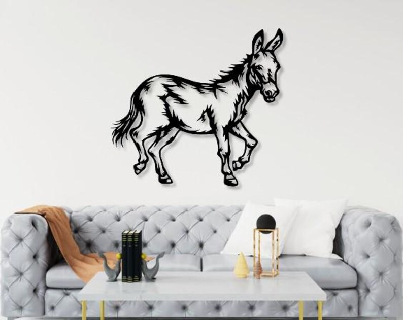 Donkey Laser Cut File, Vector CNC Design (svg, Dxf, Png) - Etsy