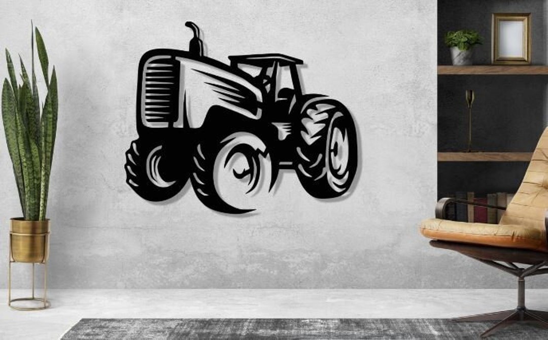 Tractor Svg Dxf Png Files , Laser Cut File , Farmer Farm Crop Rural ...