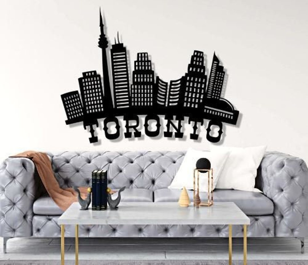 Toronto Svg Dxf Png Files , Laser Cut File , Toronto City Scene ...