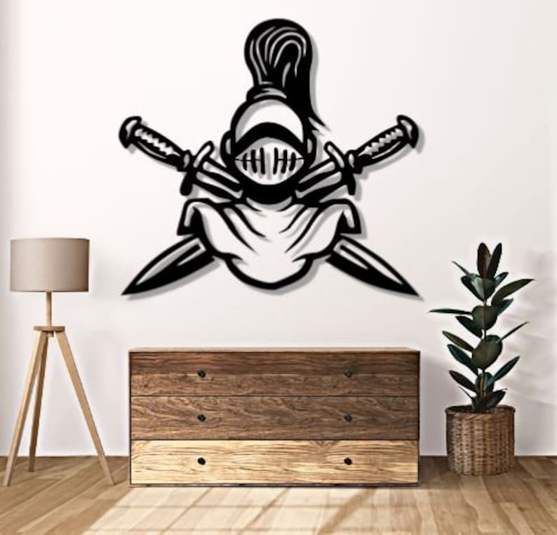 Warrior Svg Dxf Png Files , Laser Cut File , Knight , War , Sword ...