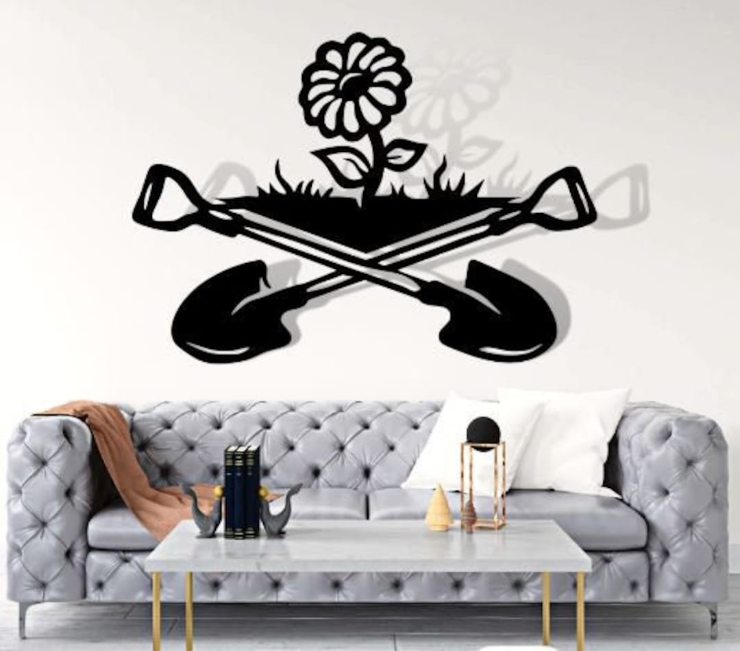 Garden Svg Dxf Png Files , Laser Cut File , Flower , Garden , Paysage ...