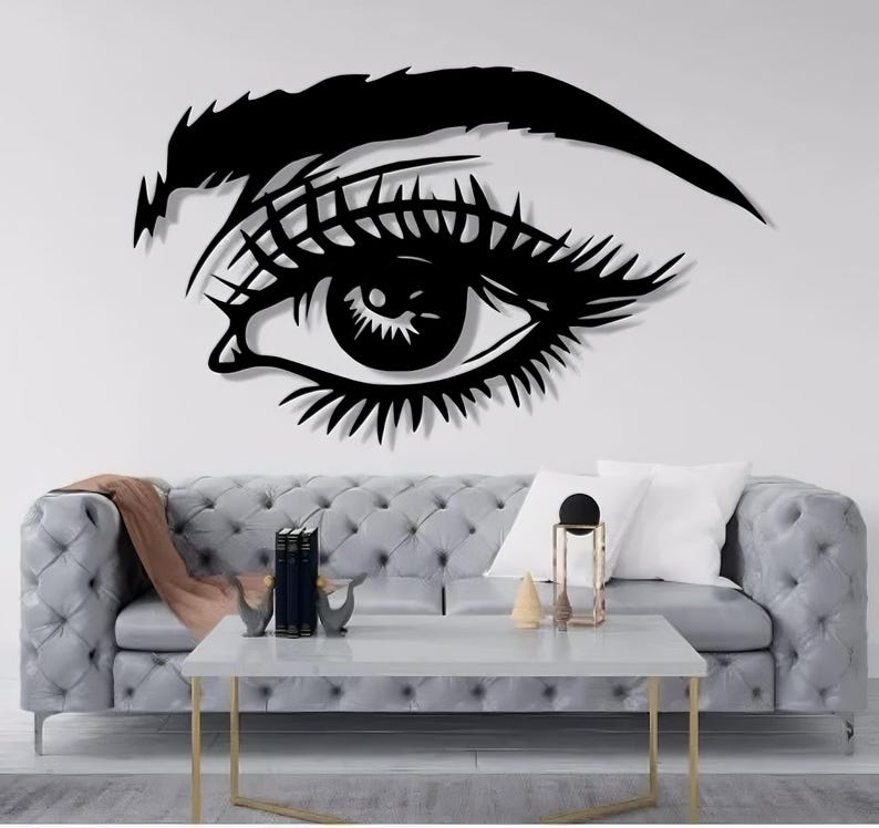 Eye Svg Dxf Png Files , Laser Cut File , Eye , Eyes , Eyelash ...