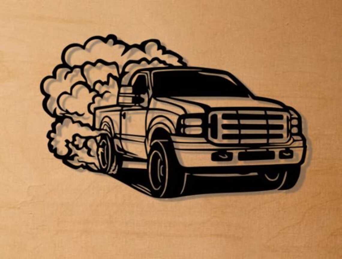 Truck Skid Wall Decor, Laser Cut Files (SVG, DXF, PNG) - Etsy Canada