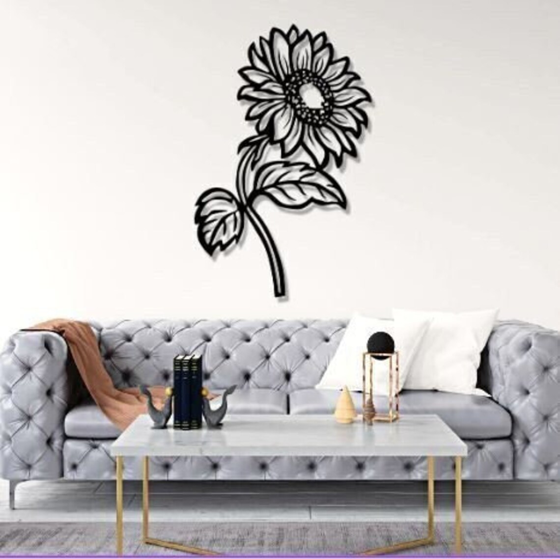 Sunflower Svg Dxf Png Files , Laser Cut File , Flower , Wall Art Decor ...