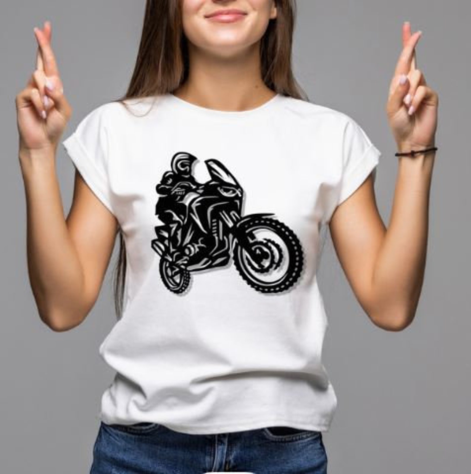 Motorcycle Svg Dxf Png Files Laser Cut File Motorcross - Etsy
