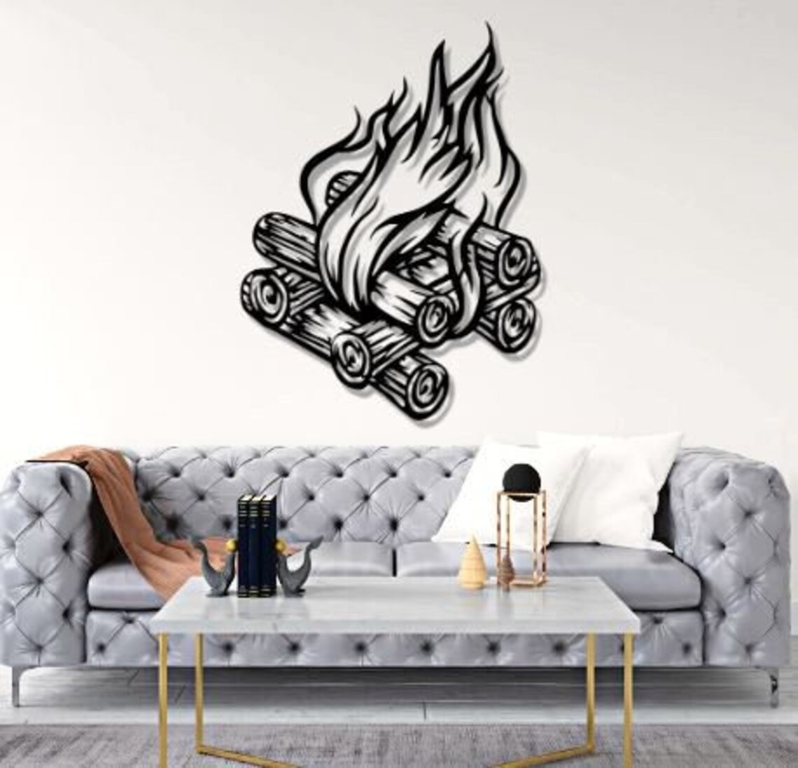 Fire Svg Dxf Png Files Laser Cut File Wood Firing Camp Vinyl for Cnc ...