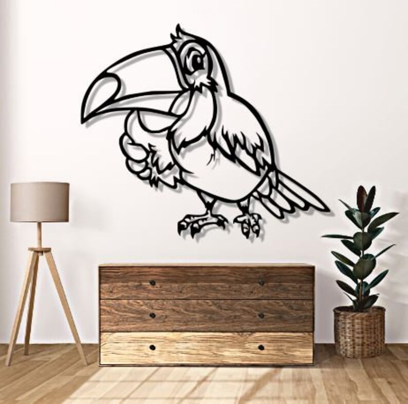 Parrot Svg Dxf Png Files , Laser Cut File , Mystical , Wall Art , for ...