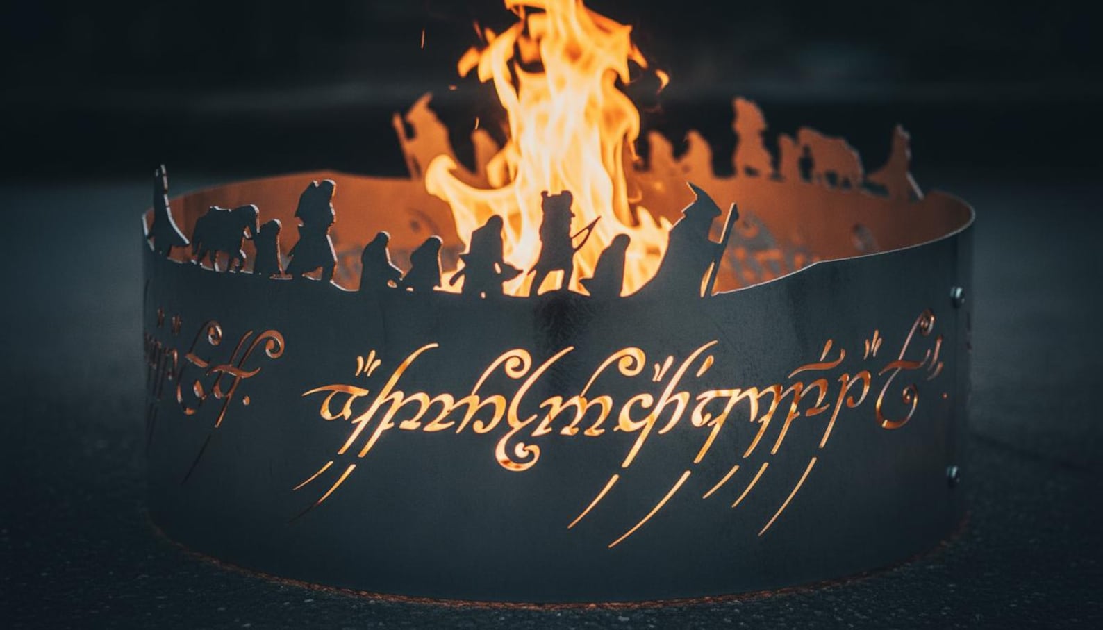 Fire Ring Dxf Svg Files , Lotr ,firepit , Fire , Area Ring Metal Cut ...