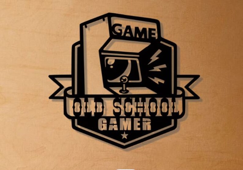 Gamer Svg Dxf Png Files Laser Cut File Vintage Game Boy Wall Art Gaming ...