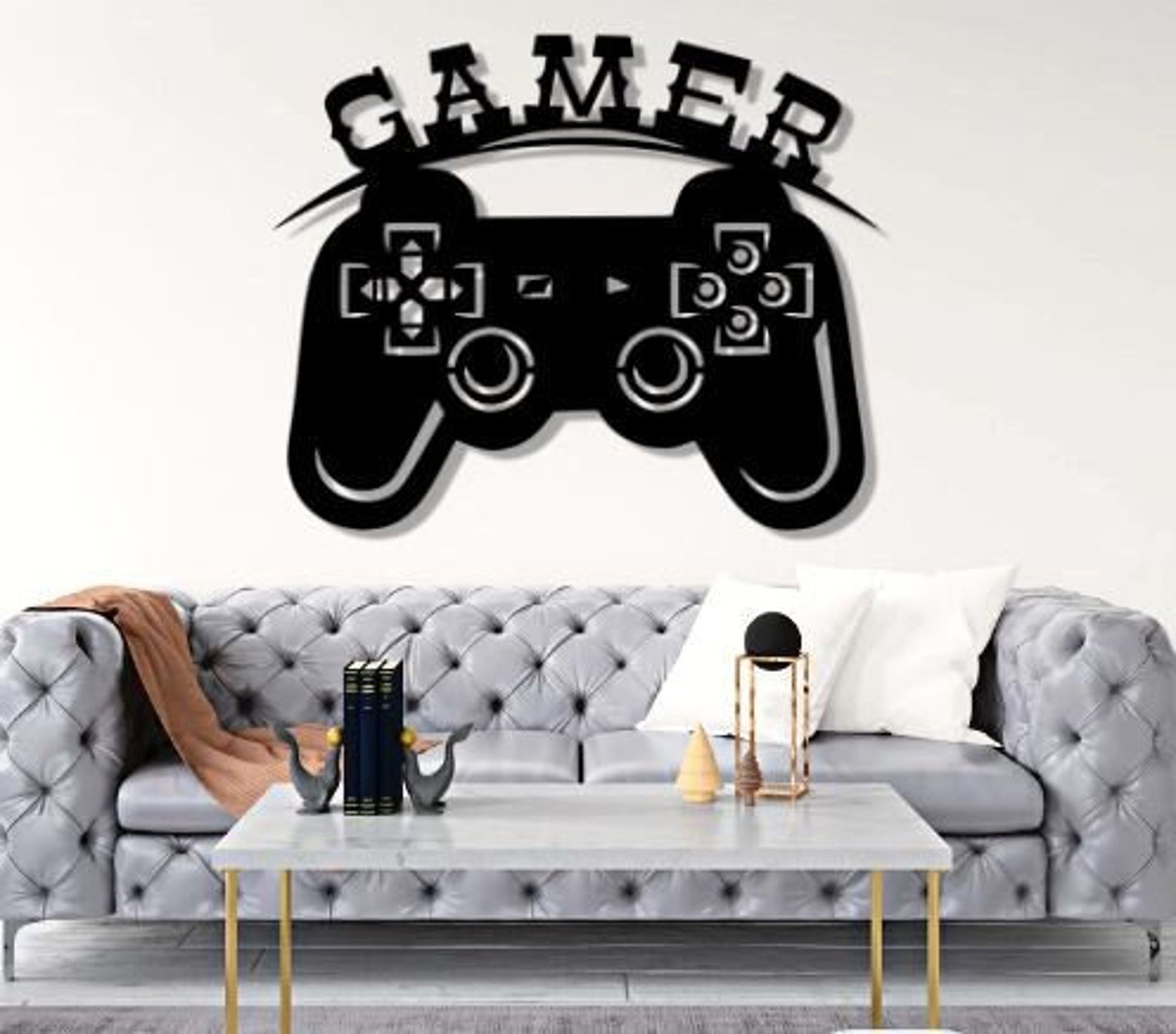 Game Svg Dxf Files , Laser Cut File , Gamer , Fun , Wall Art for Cnc ...