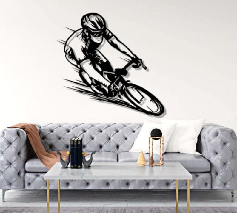 Biker Svg Dxf Png Files Laser Cut File Bike Bicycle Racer Fast Biker ...