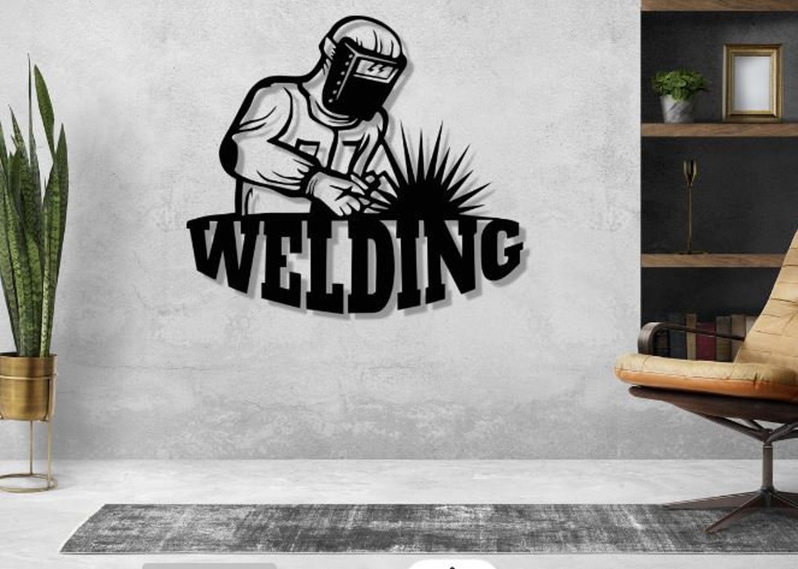 Welding Svg Dxf Files , Laser Cut File Welder Weld Welding Wall Decor ...