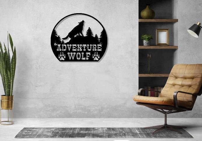 Wolf Svg Dxf Png Files , Lase Cut File , Wild Wolf Life Nature Wall Art ...