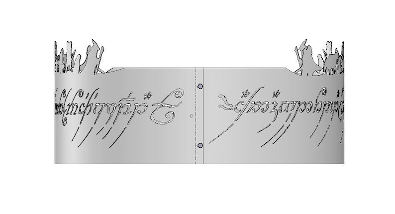 Fire Ring Dxf Svg Files , Lotr ,firepit , Fire , Area Ring Metal Cut ...