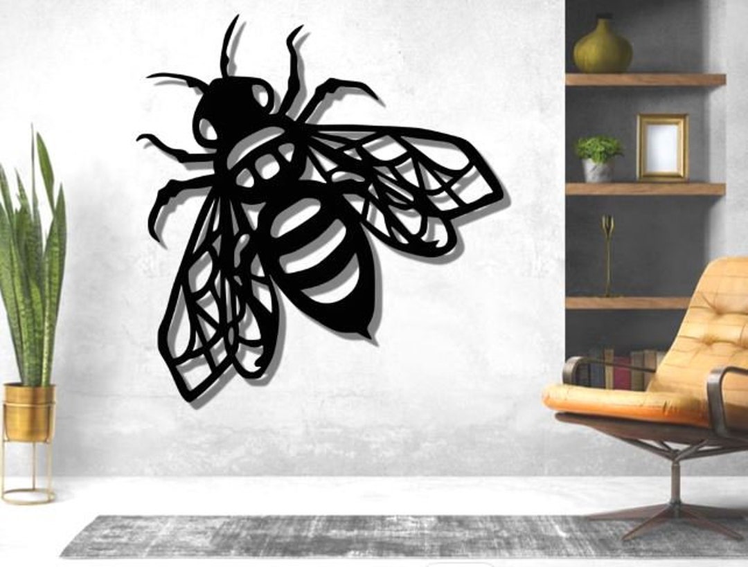 Bee Svg Dxf Files , Laser Cutting , Bee , Honey , Wall , Art , Decor ...