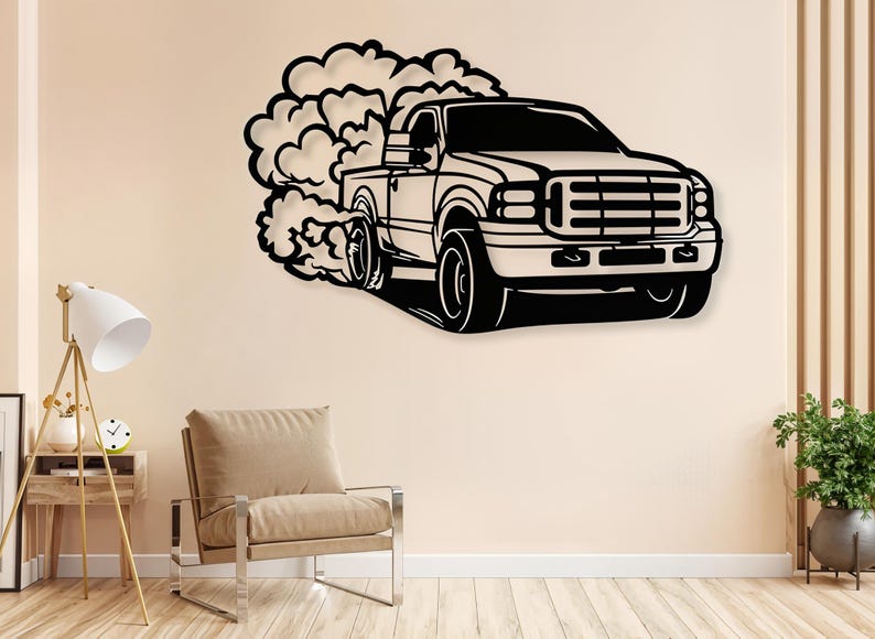 Truck Skid Wall Decor, Laser Cut Files (SVG, DXF, PNG) - Etsy Canada