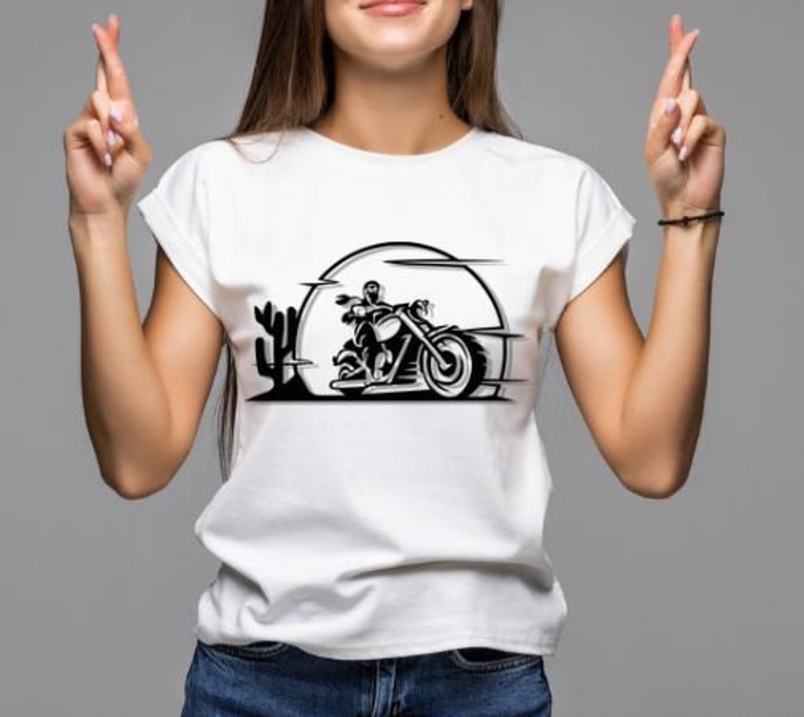 Rider Svg Dxf File , Laser Cut File , Motorcycle Riding , Ride off Road ...