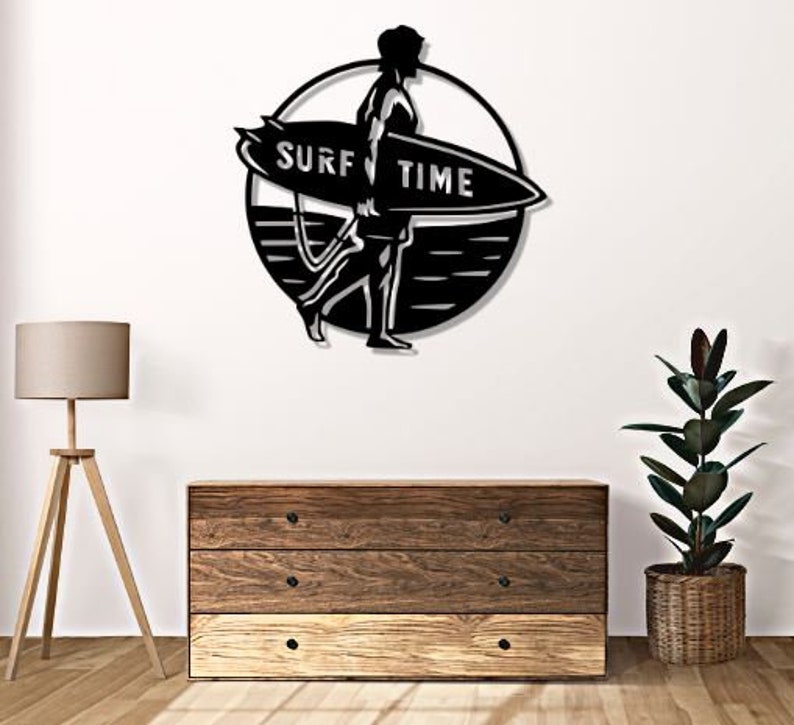Surf Svg Dxf Png Files Laser Cut File Surf Summer Time Surf Board Sea ...