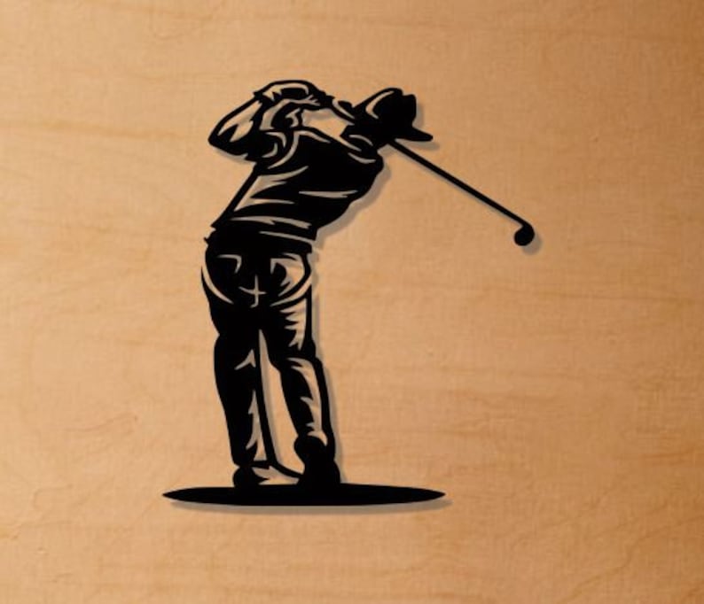 Golf Svg Dxf Png Files , Laser Cut File , Golfer , Golf , Knock , Stick ...