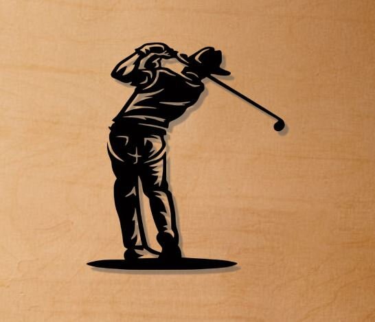 Golf Svg Dxf Png Files , Laser Cut File , Golfer , Golf , Knock , Stick ...