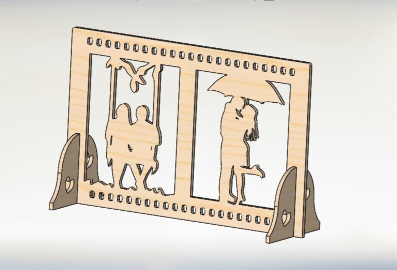 Love Stand Svg Dxf Files Laser Cut File Valentines Love Story Standing ...