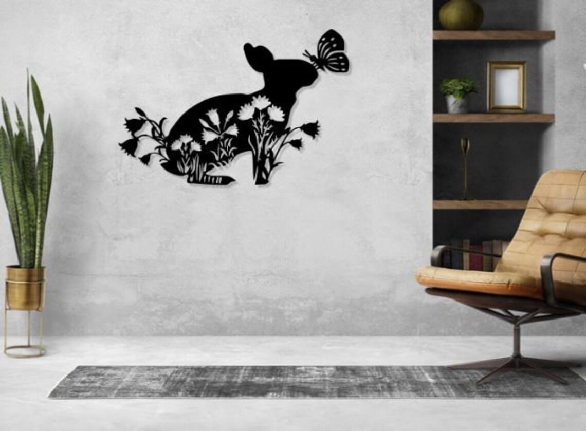 Rabbit Svg Dxf Png Files , Laser Cut File , Cricut Rabbit , Bunny ...