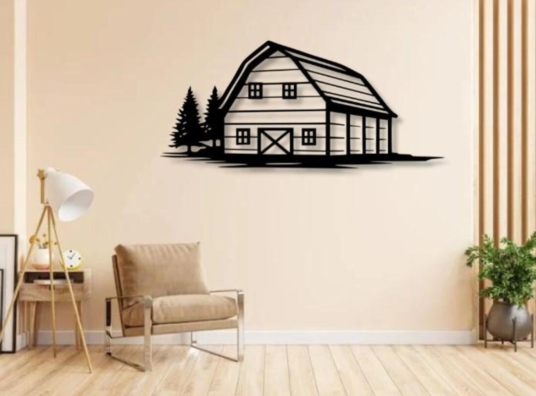 Cottage Laser Cut File, Wood House (svg, Dxf, Png), CNC Wall Art - Etsy