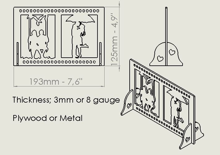Love Stand Svg Dxf Files Laser Cut File Valentines Love Story Standing ...