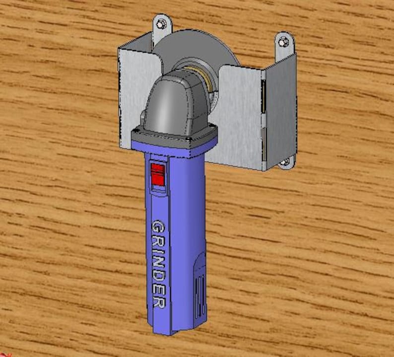 4.5" Angle Grinder Holder Dxf and Svg Files , for Cnc Plasma and Laser ...