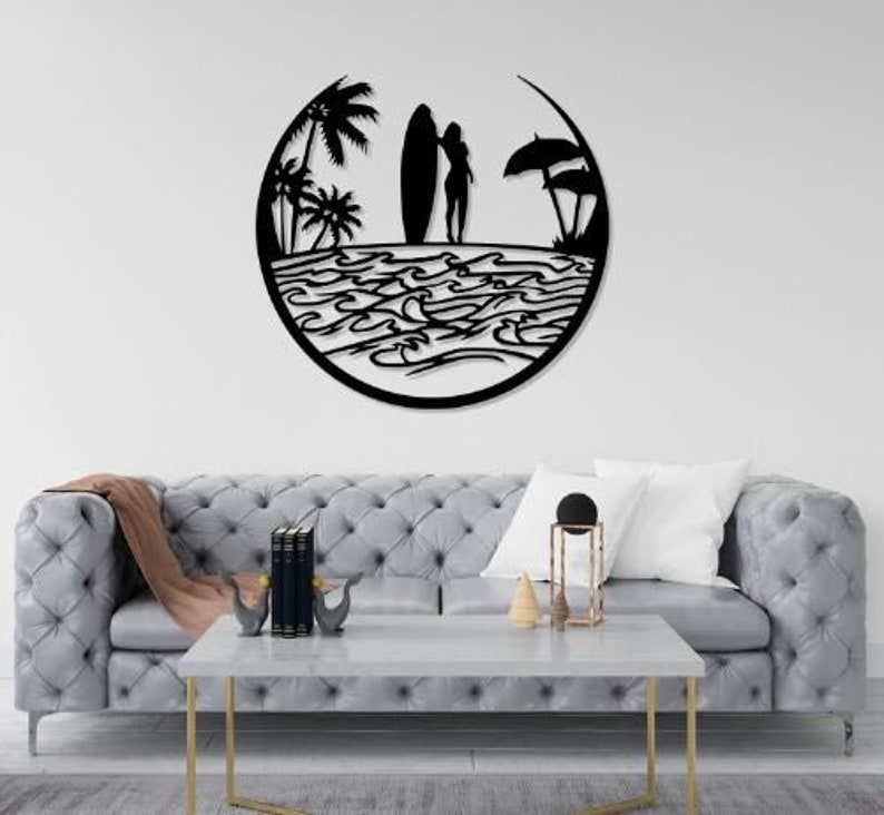 Summer Svg Dxf Png Files , Laser Cut File , Sea , Waves , Board , Surf ...