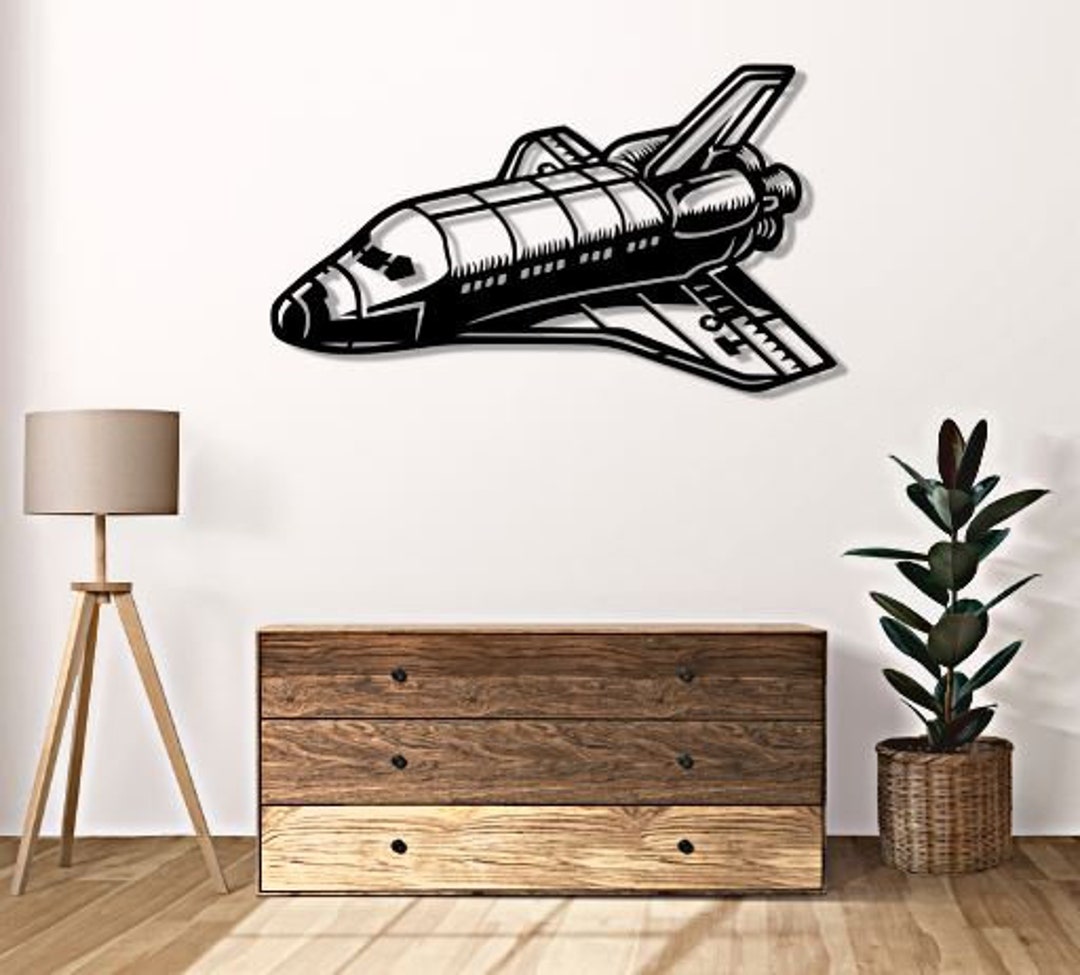 Space Shuttle (svg, Dxf, Png) Laser Cut File, CNC Plasma Cricut ...
