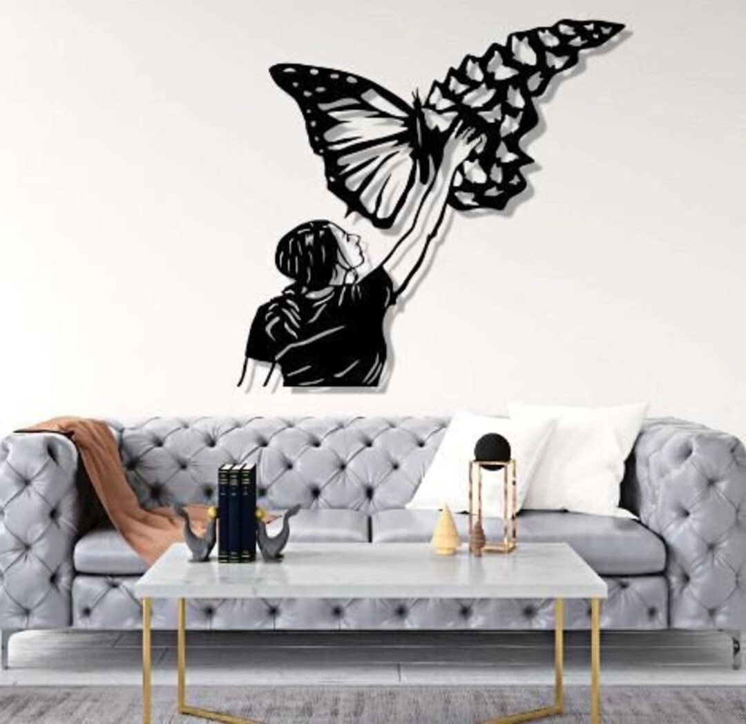 Archivos SVG Dxf Png de mariposa, archivo cortado con láser, arte de ...