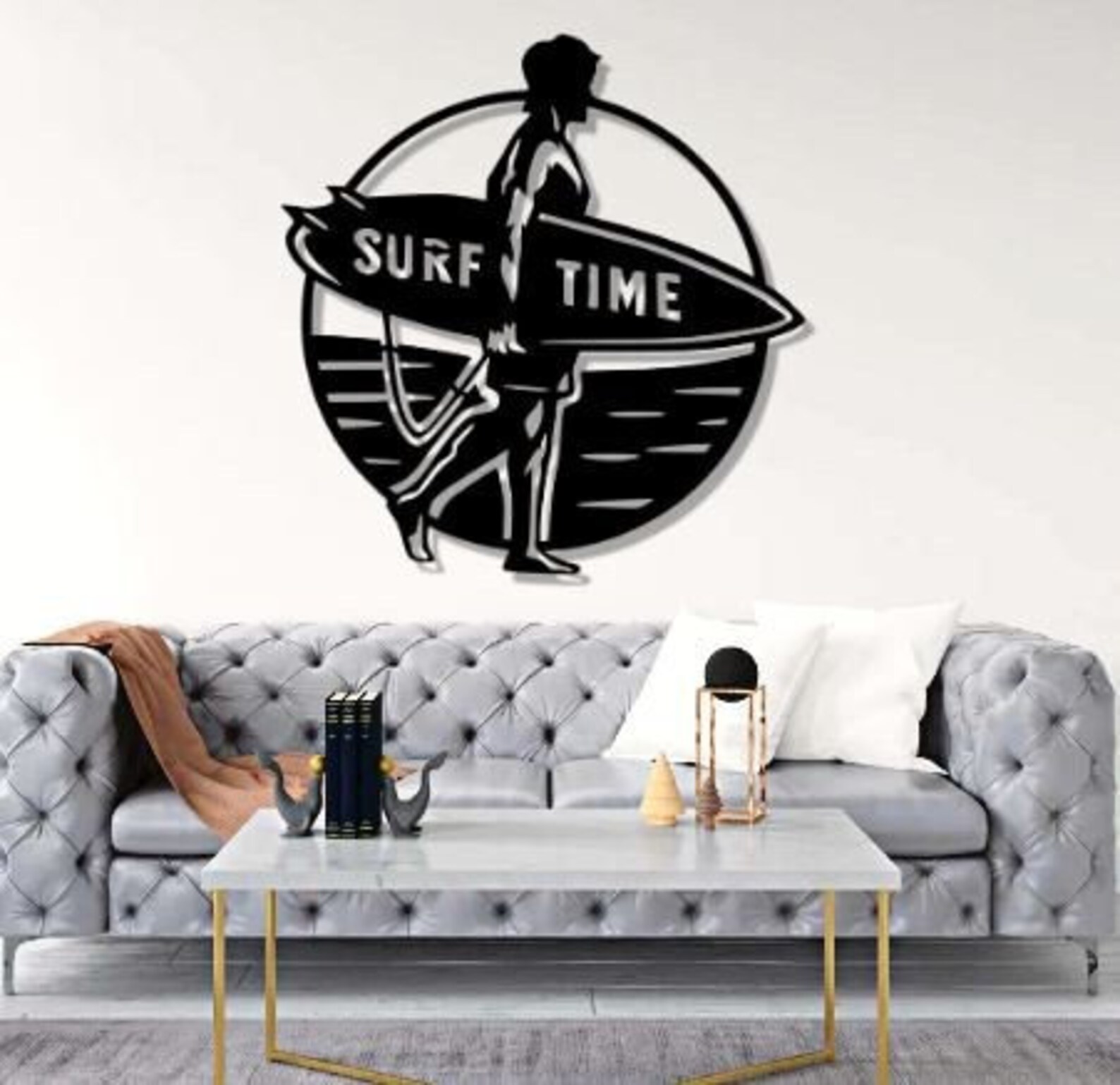 Surf Svg Dxf Png Files Laser Cut File Surf Summer Time Surf Board Sea ...