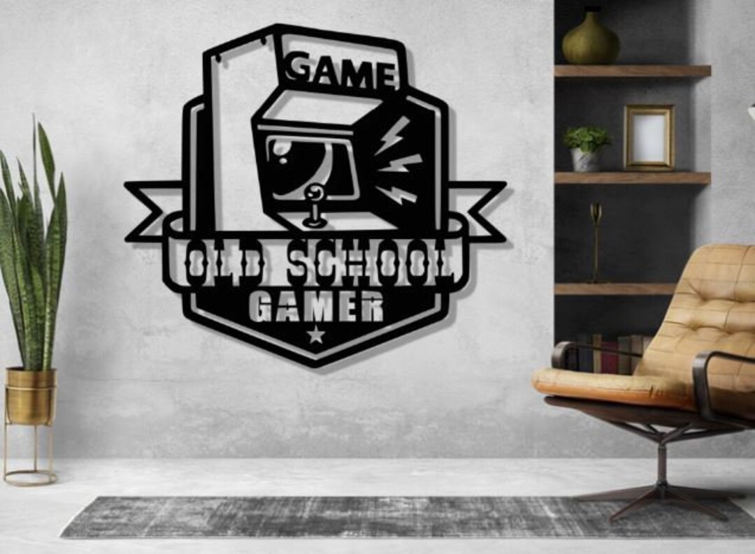 Gamer Svg Dxf Png Files Laser Cut File Vintage Game Boy Wall Art Gaming ...