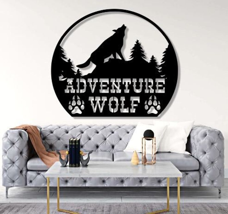 Wolf Svg Dxf Png Files , Lase Cut File , Wild Wolf Life Nature Wall Art ...