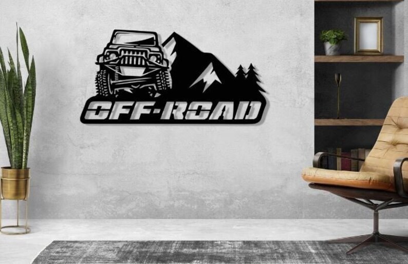 Off Road Svg Dxf Files Laser Cut File Truck Mountain 4x4 Wheel ...