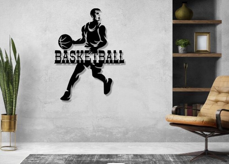 Basketball Svg Dxf Png Files , Laser Cut File , Basketball Player Ball ...