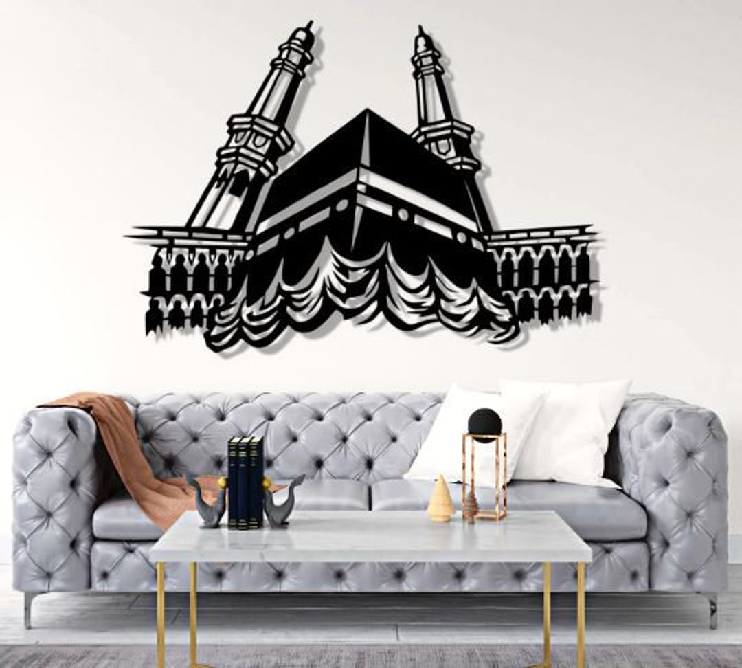 Kaabe Svg Dxf Files , Wall Art Cut File , Kaabe , Religion , Muslim ...