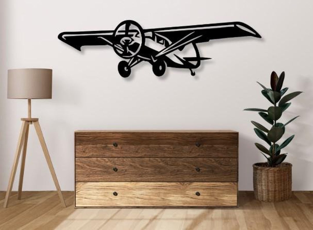 Vintage Plane Svg Dxf Png Files Aeroplane Aircraft Laser Cut File for ...