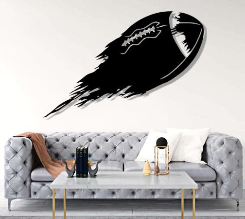 Football Svg Dxf Png Files , Laser Cut File , Ball , Match , American ...